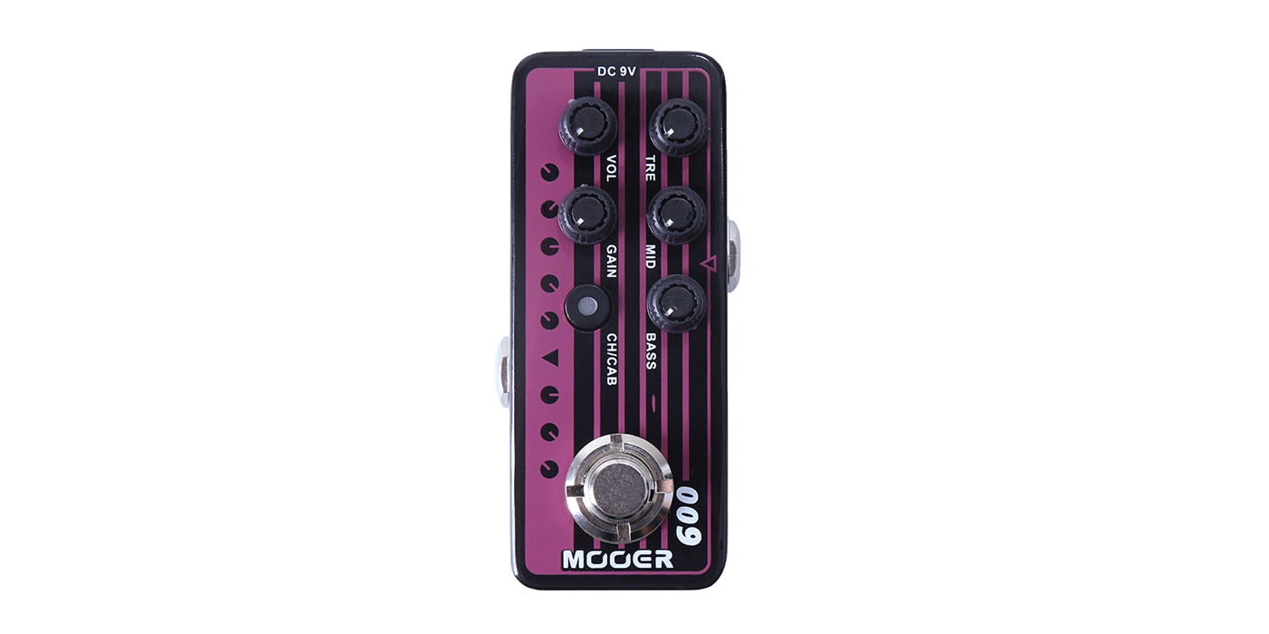 Pedal de efectos Mooer Micro Preamp 009 Black Night - MOOER Chile