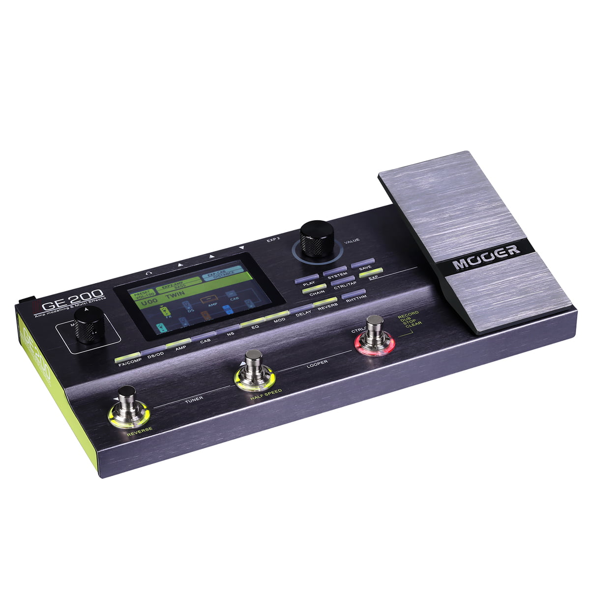 MOOER GE200 Pedalera Multiefectos - MOOER Chile