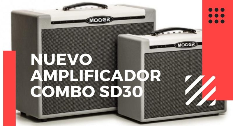 Amplificador Mooer SD30 30W con modelado y efectos digitales